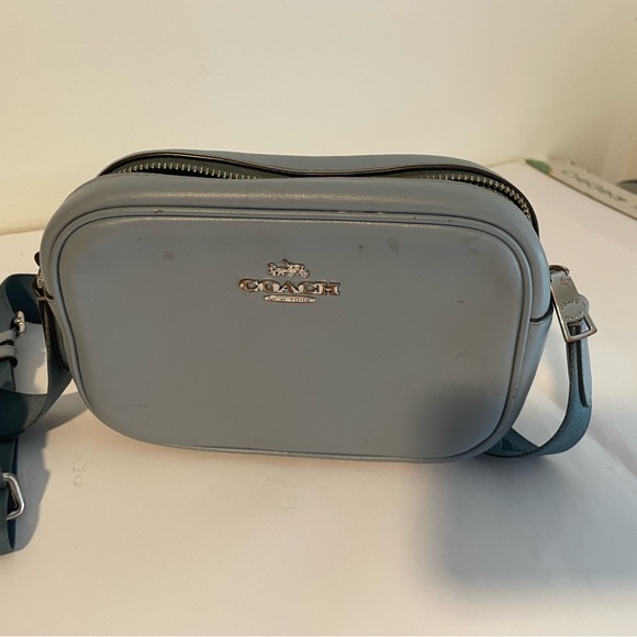 Coach | Bags | Coach Sky Blue Shoulder Bag | Poshmark